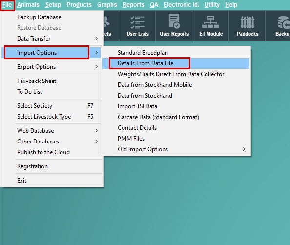 Weights Data Import from CSV file Weights Data Import from CSV file