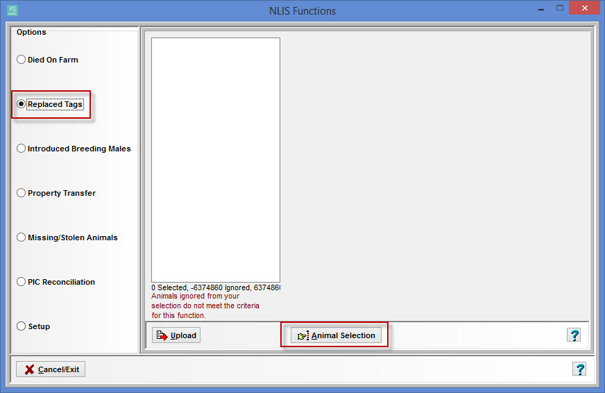 Filter & Reporting for Animals with Replaced NLIS ID's/Tags